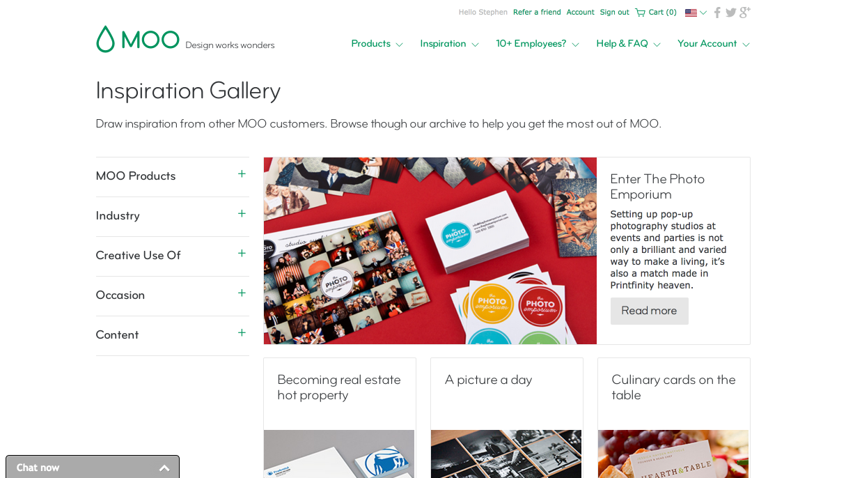 MOO identity and website (2014) - Fonts In Use